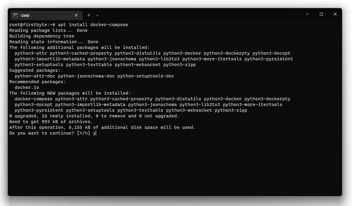 How To Install Docker And Docker Compose On A Linux Server Firstbyte Vds Vps Cloud Hosting