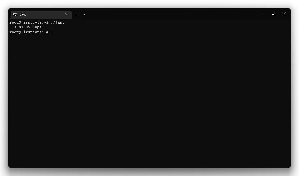 How To Measure Internet Speed On Linux Server Firstbyte