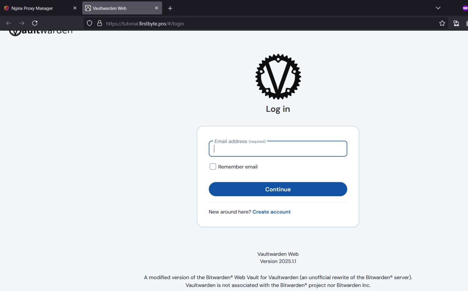 How To Install Vaultwarden Using Docker On Linux Firstbyte Vds Vps Cloud Hosting Isp