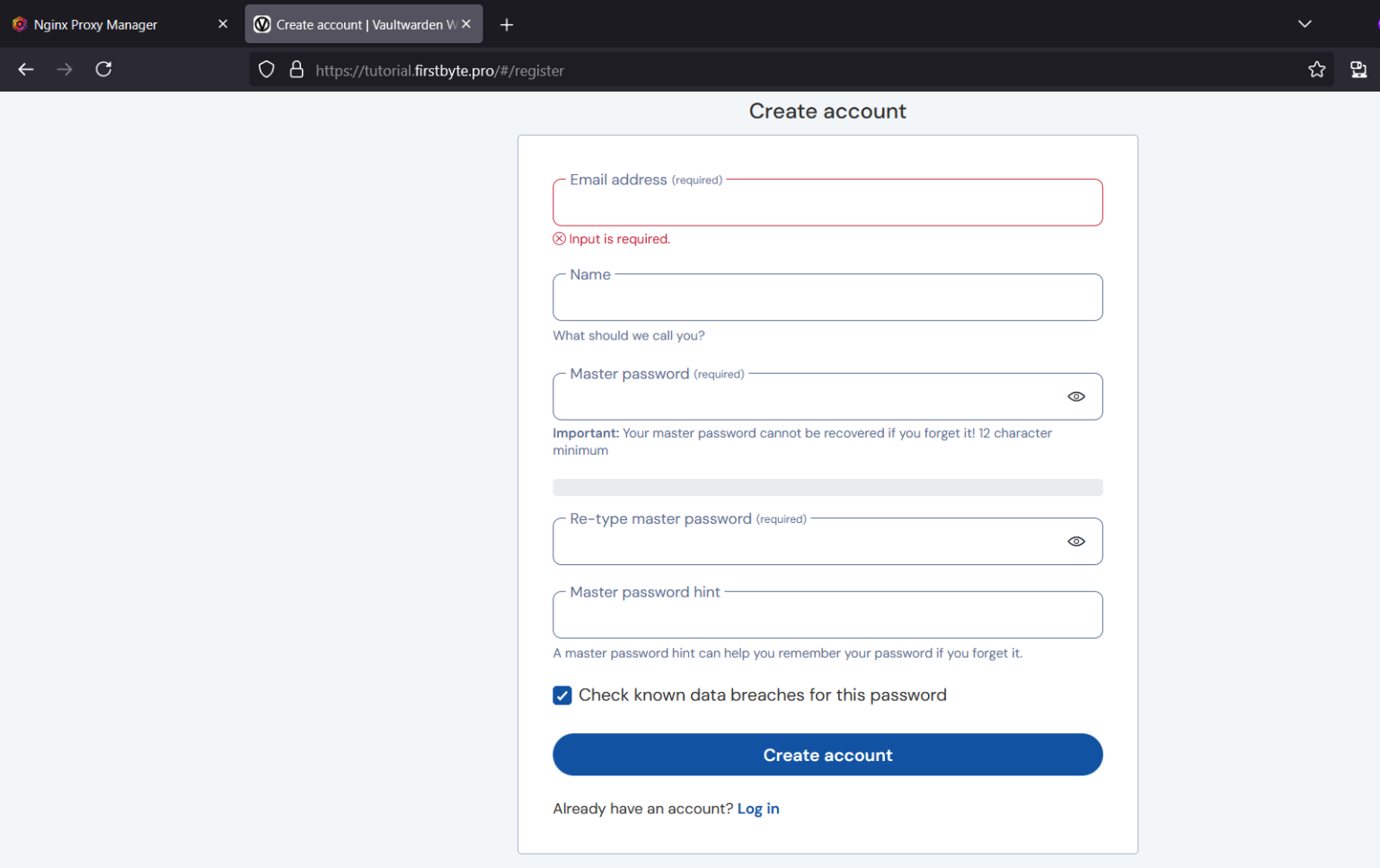 How To Install Vaultwarden Using Docker On Linux Firstbyte Vds Vps Cloud Hosting Isp