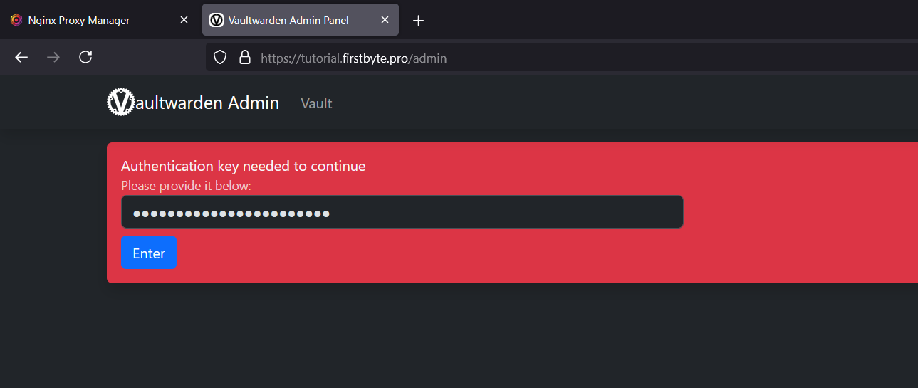 How To Install Vaultwarden Using Docker On Linux Firstbyte Vds Vps Cloud Hosting Isp