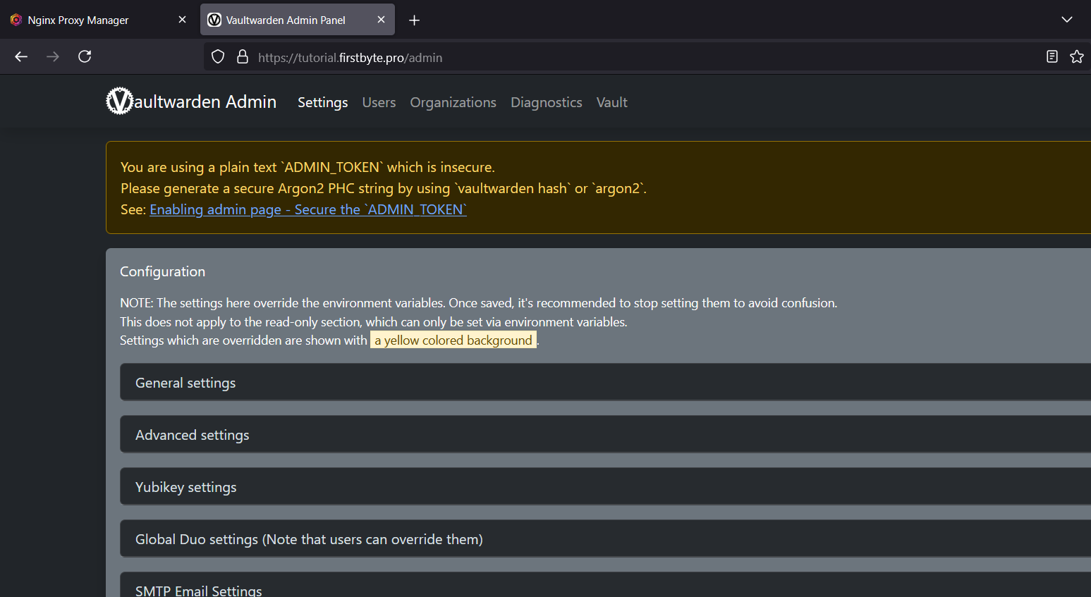 How to install Vaultwarden using Docker on Linux | FIRSTBYTE - VDS VPS Cloud Hosting ISP ...